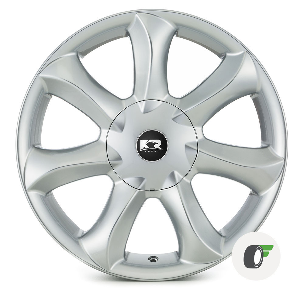 RODA KR K54 SANTORINI ARO 14x6 4X100 4X108 ET 36 PRATA Pneufree RODA KR K54 SANTORINI ARO 14x6 4X100 4X108 ET 36 PRATA Pneufree