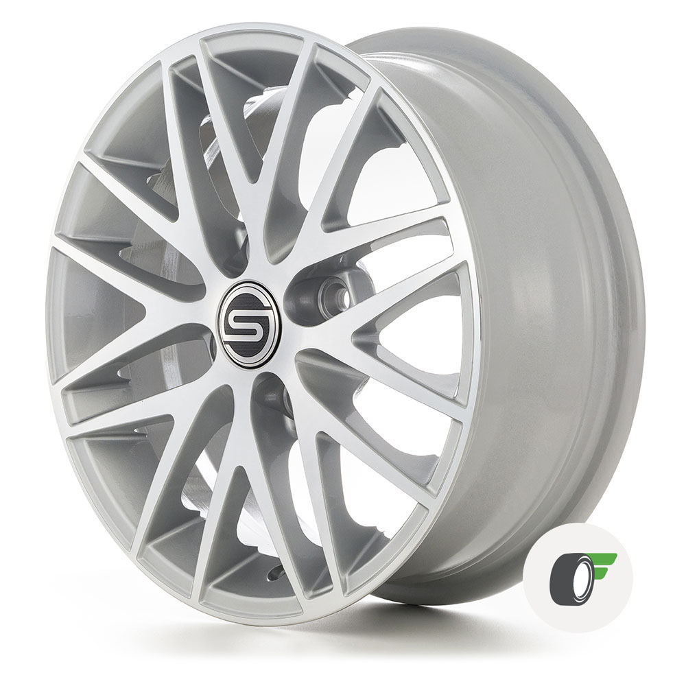 RODA SCORRO S225 ARO 13x5 5 4X100 ET 36 PRATA DIAMANTADA Pneufree roda-scorro-s225-aro-13x5-5-4x100-et-36-prata-diamantada-pneufree